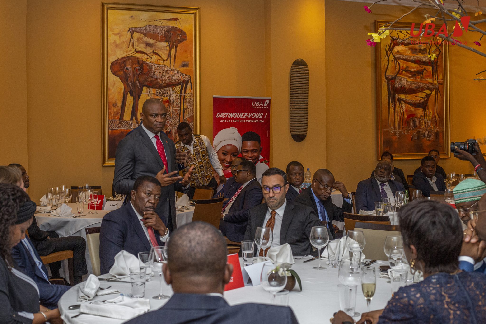 Visite du DG du Groupe UBA à S.E. Félix Tshisekedi, Président de la RDC ...
