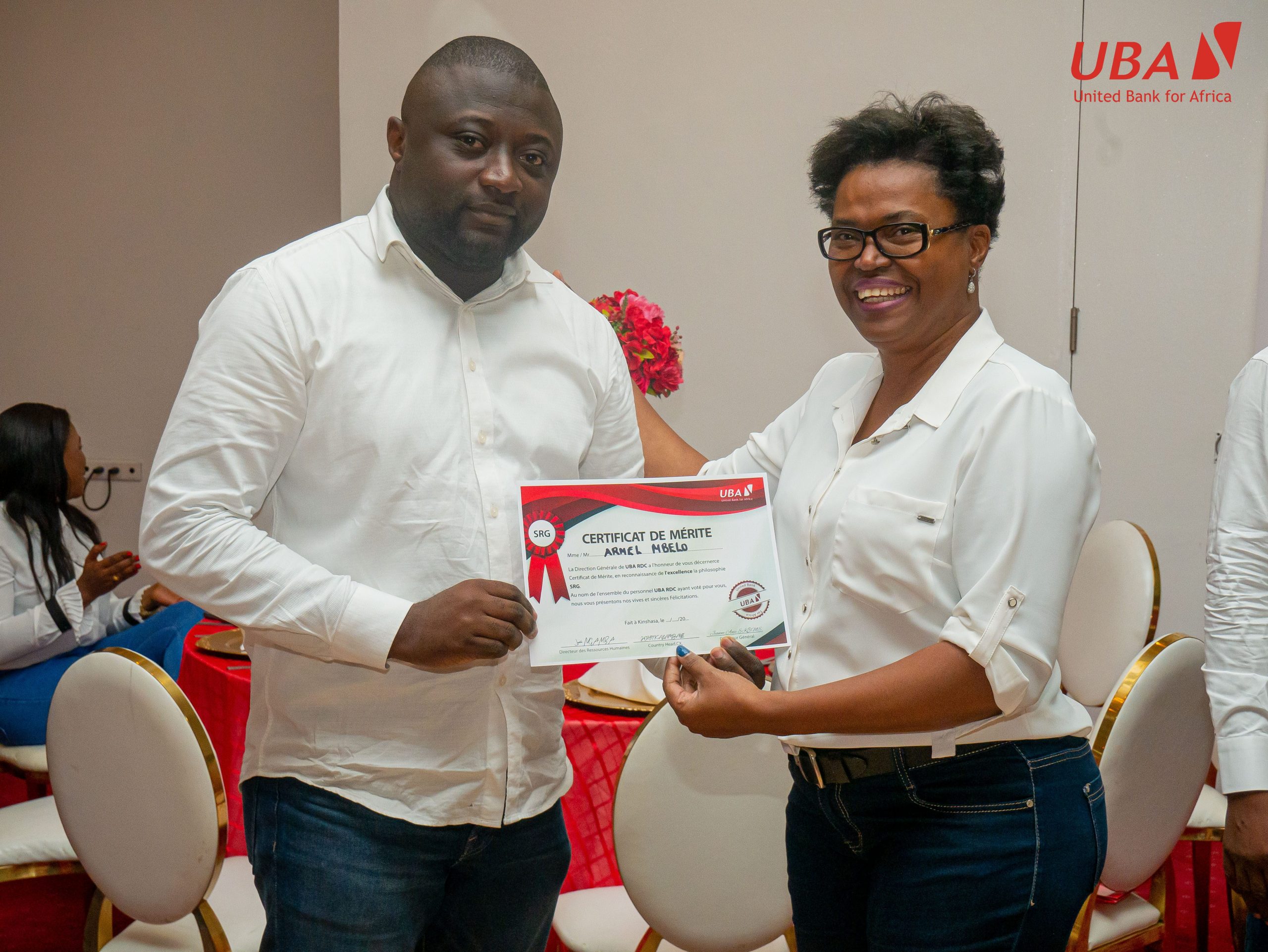 Echange de voeux 2023: Le staff UBA RDC à l'honneur - UBA RDC